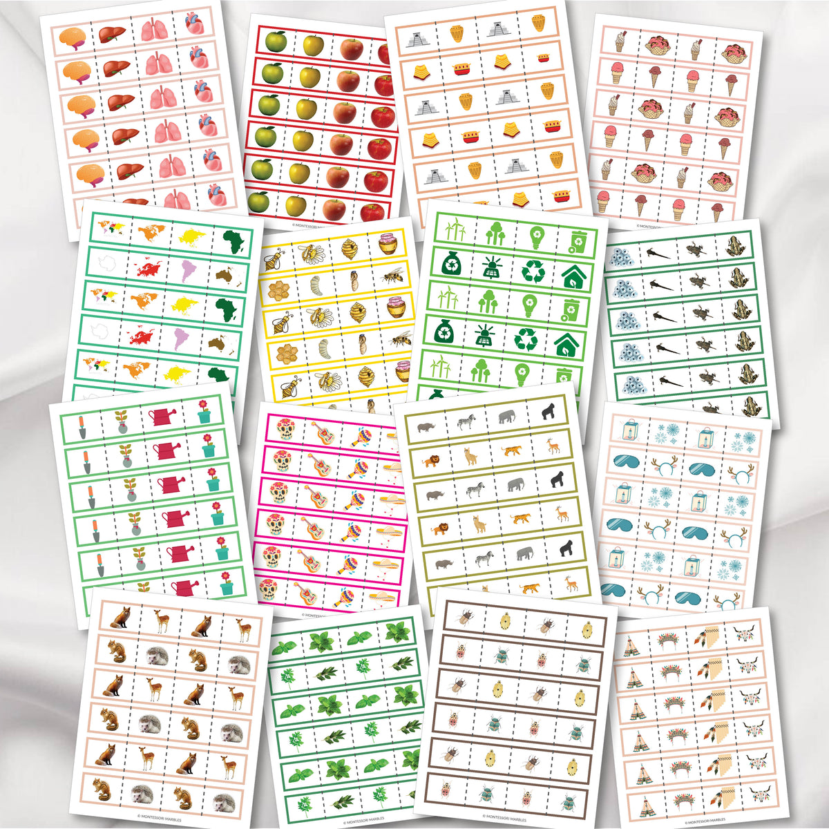 70% OFF Cutting Strips Mega Bundle | Montessori Inspired Printables ...