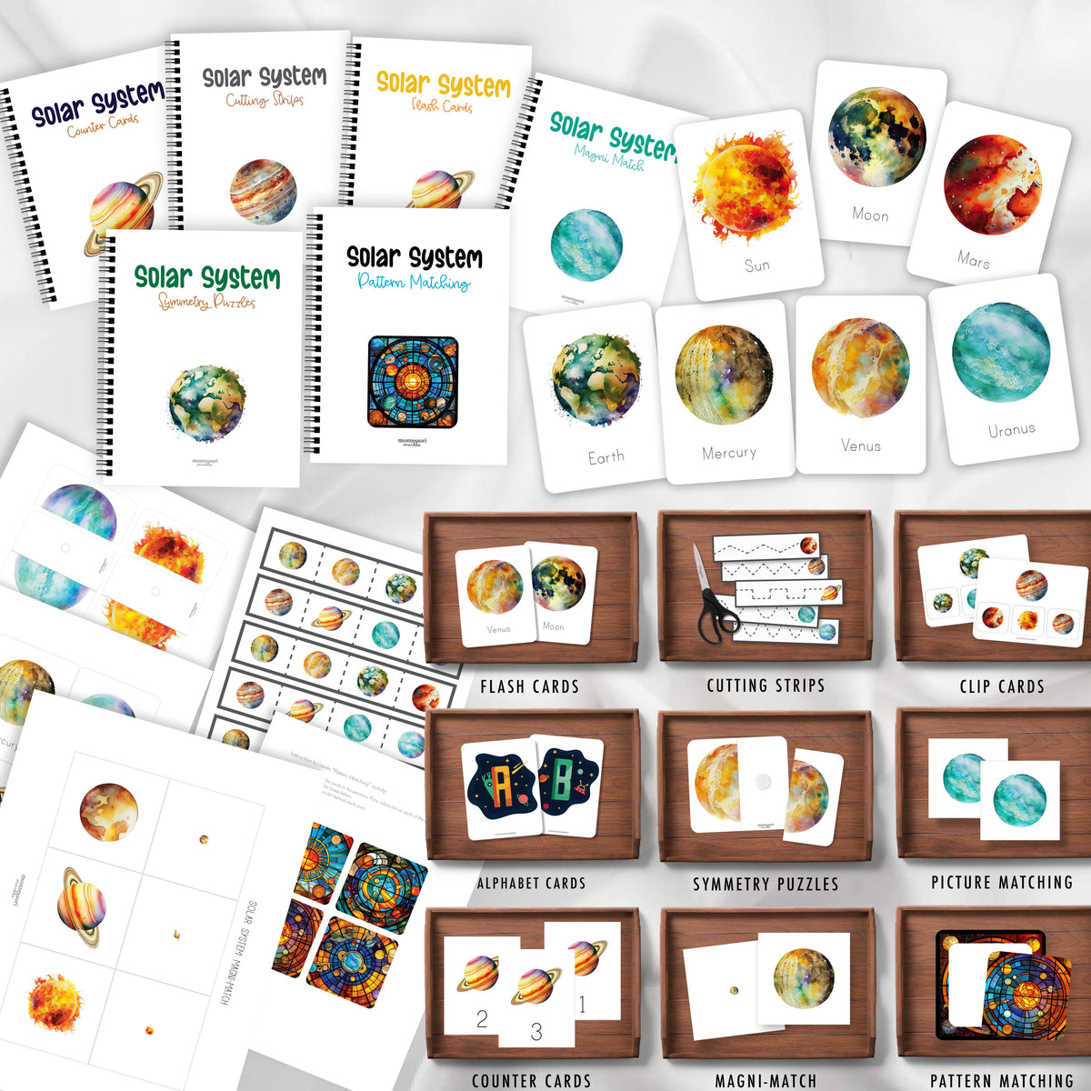 Solar System Activity Bundle | Montessori Printable Learning Resources ...