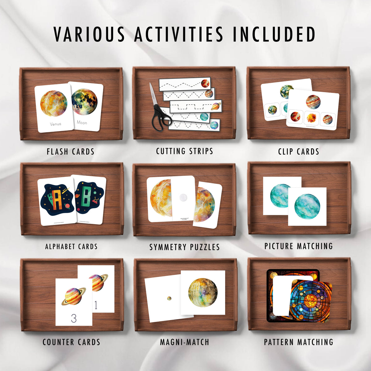 Solar System Activity Bundle | Montessori Printable Learning Resources ...