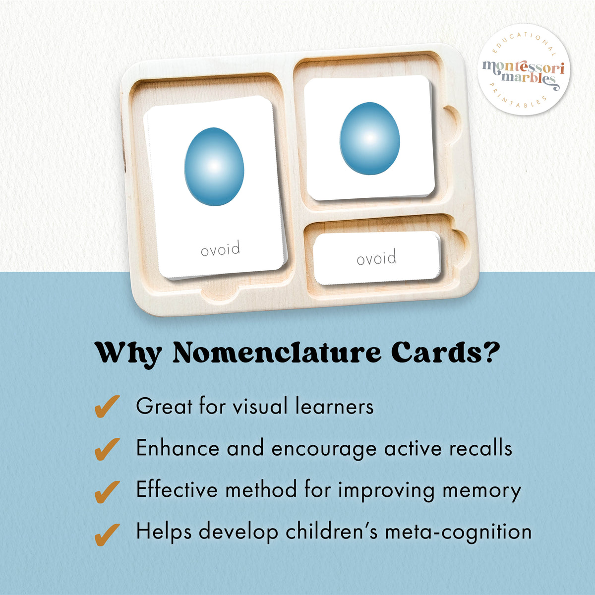 3D Shapes Nomenclature Cards | Montessori Inspired Printable ...