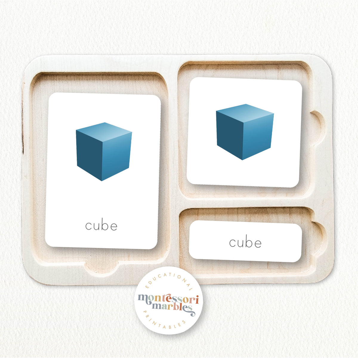 3D Shapes Nomenclature Cards | Montessori Inspired Printable ...
