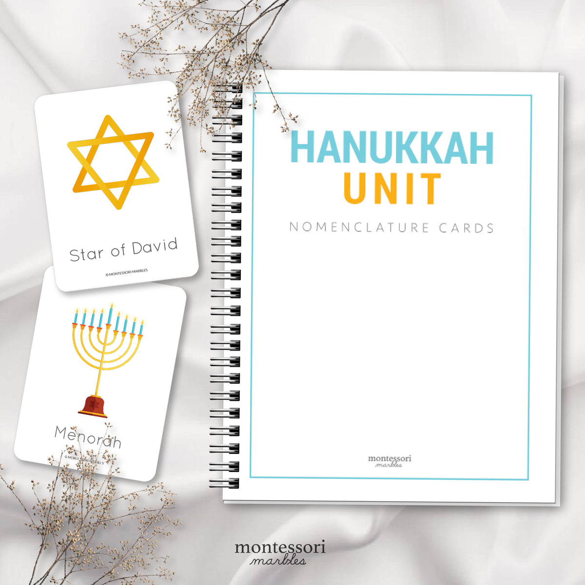 Hanukkah Nomenclature Cards – Montessori Marbles