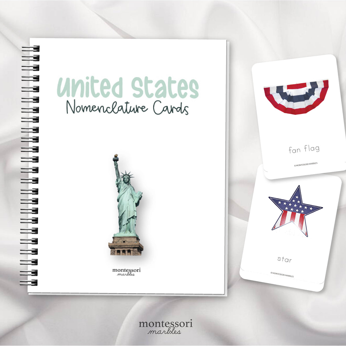 United States Nomenclature Cards – Montessori Marbles