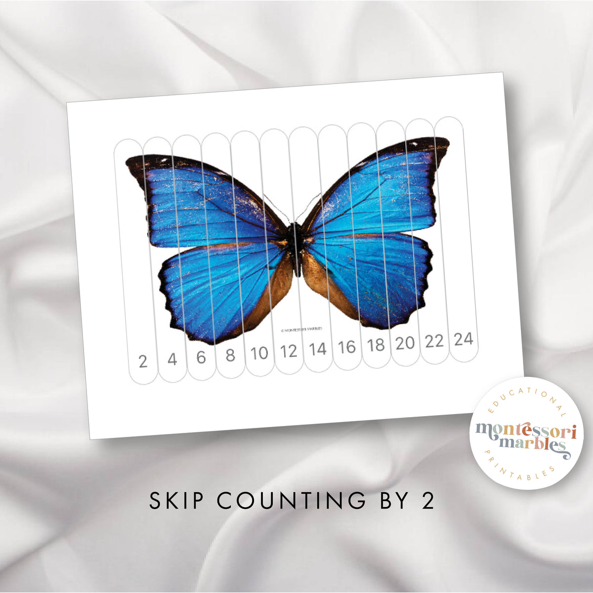 Butterfly Skip Counting | Montessori Inspired Printable Activities ...