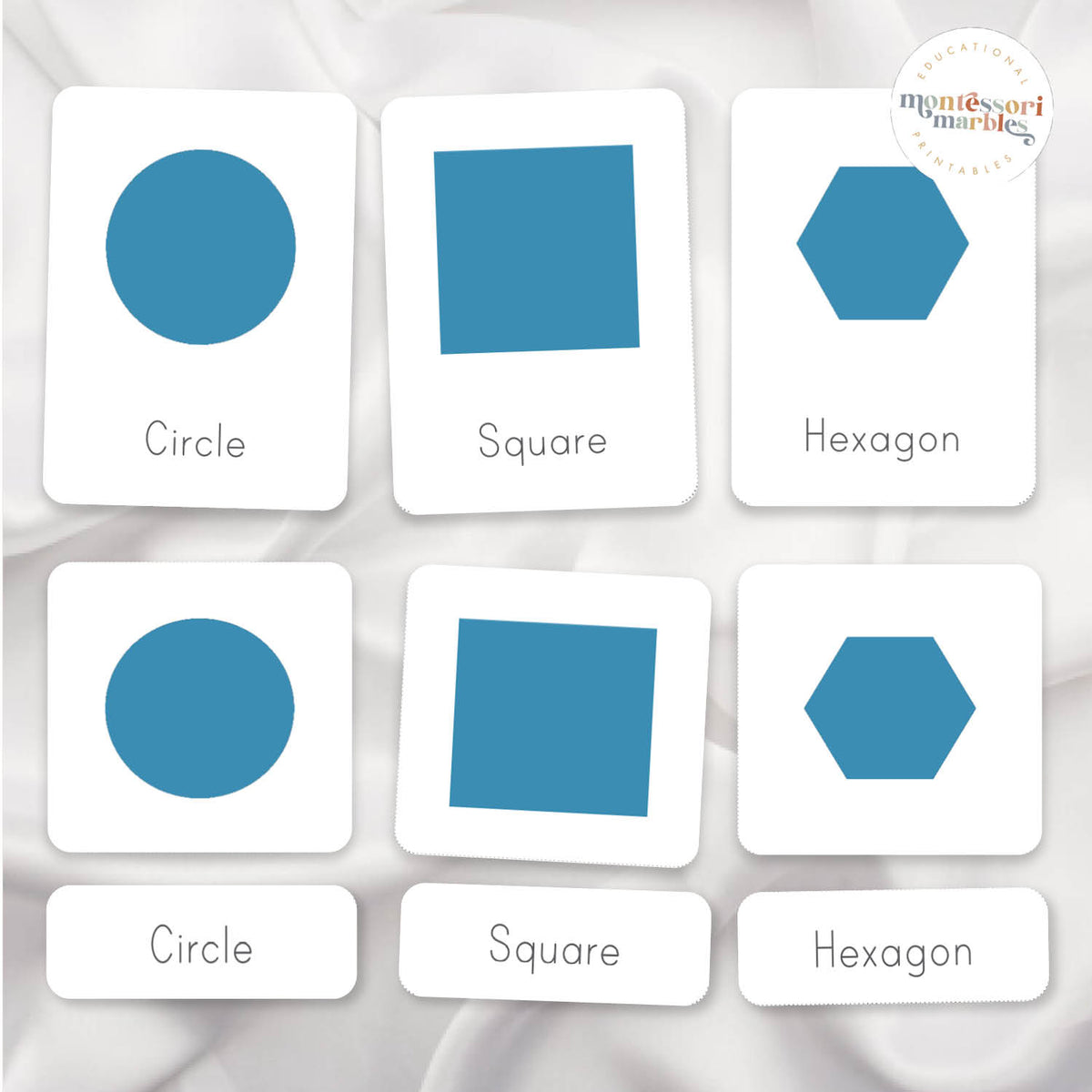 Geometric Shapes Nomenclature Cards | Montessori Inspired Printable ...