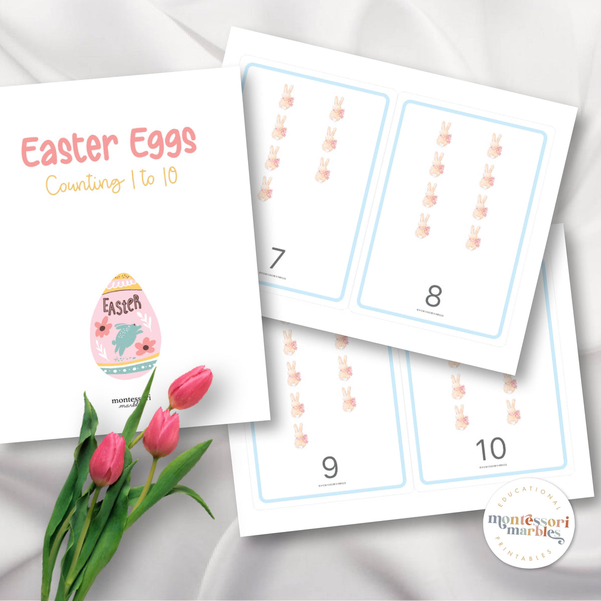 Easter Counting 1 to 10 | Montessori Inspired Resources – Montessori ...