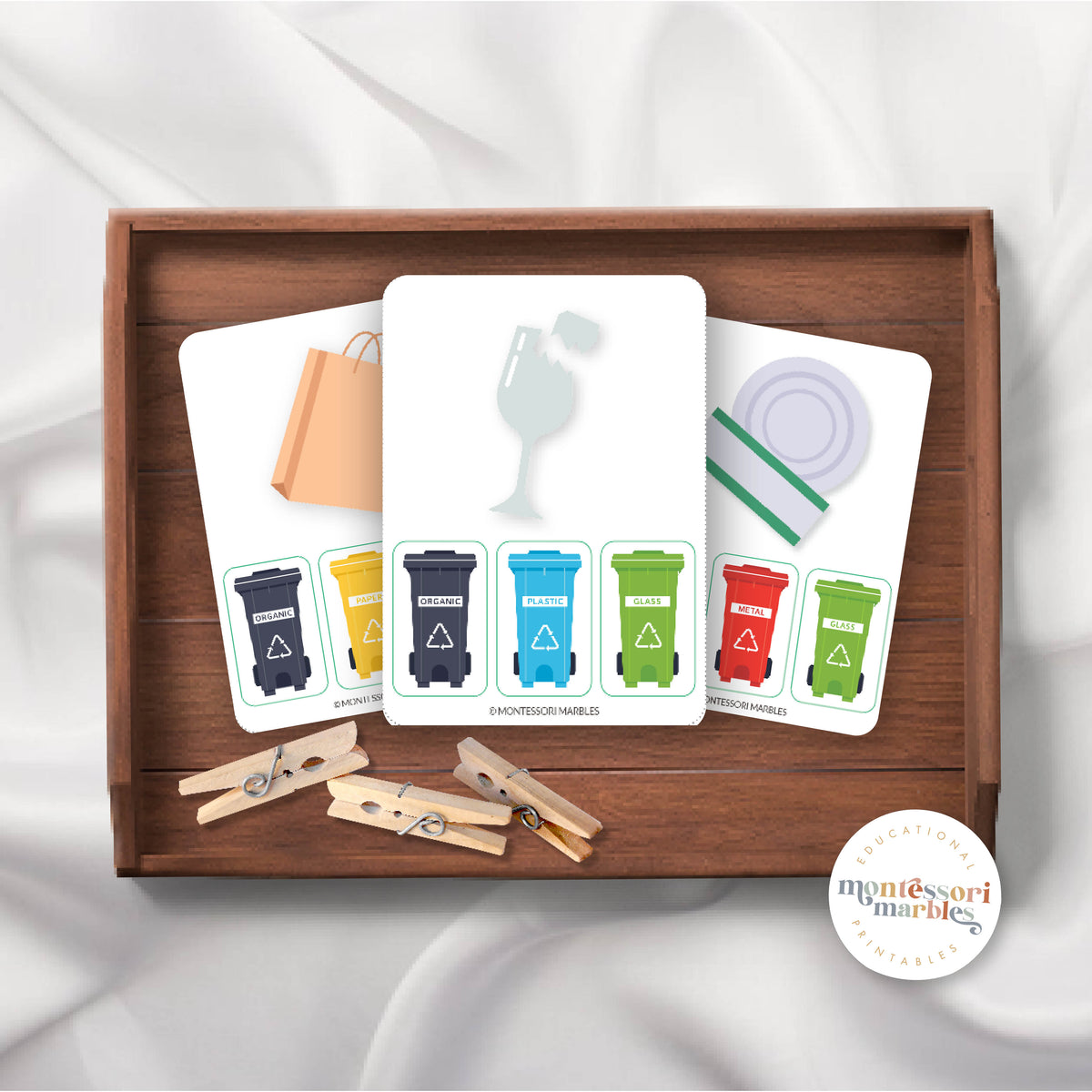 Earth Day Clip Cards – Montessori Marbles