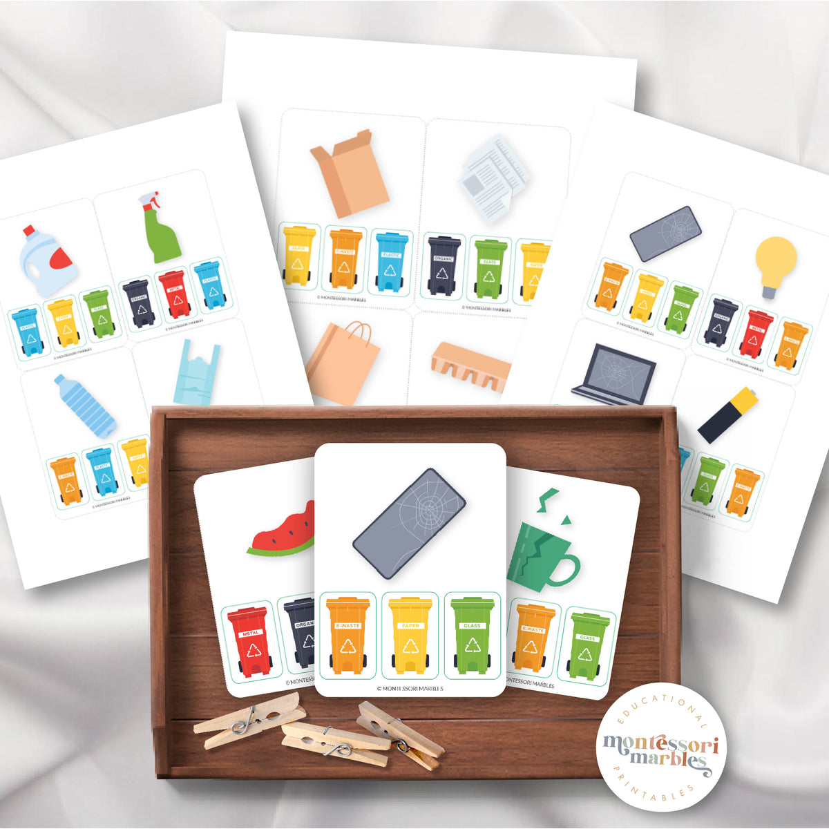 Earth Day Clip Cards – Montessori Marbles