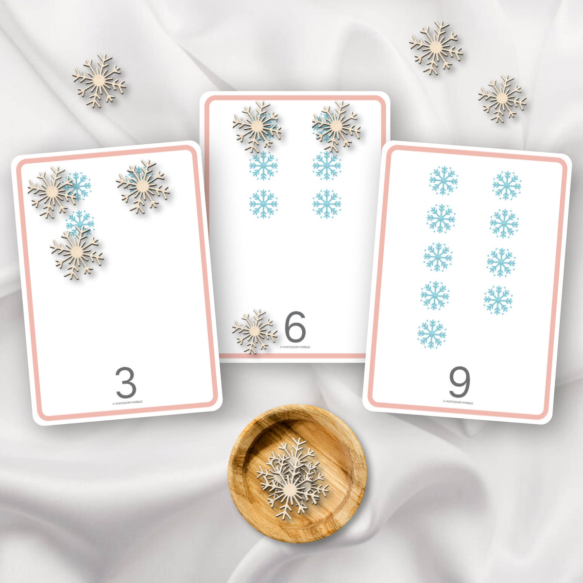 Winter Counting Cards – Montessori Marbles