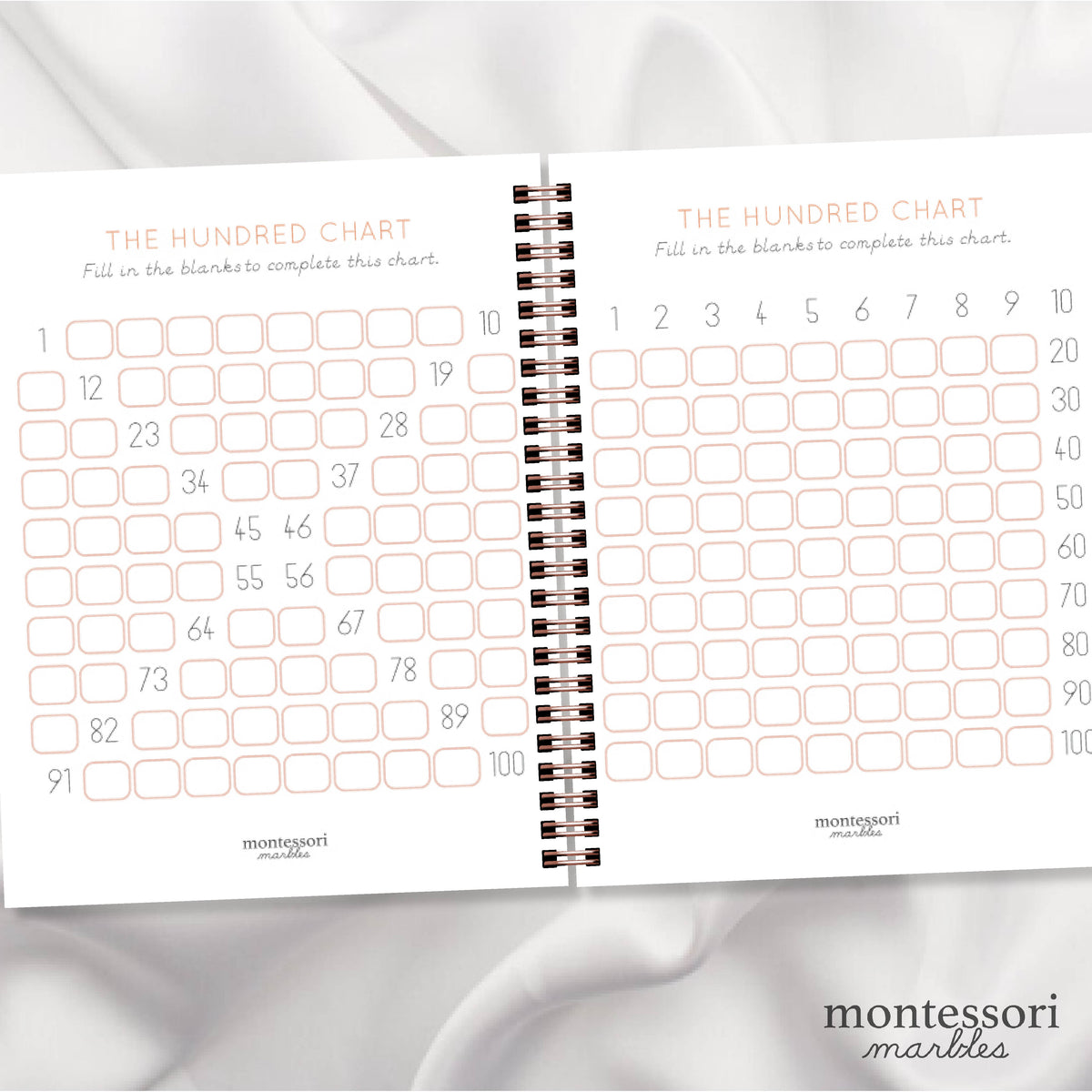 The Hundred Chart Workbook | Montessori Math Printable – Montessori Marbles