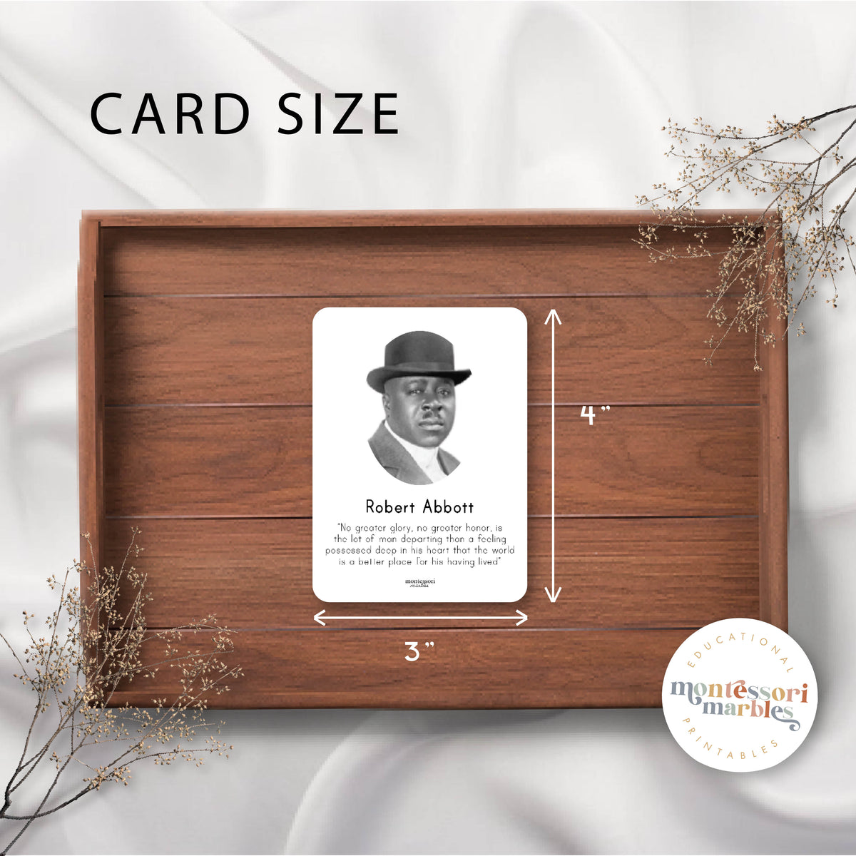 Black History Month Fact Cards – Montessori Marbles