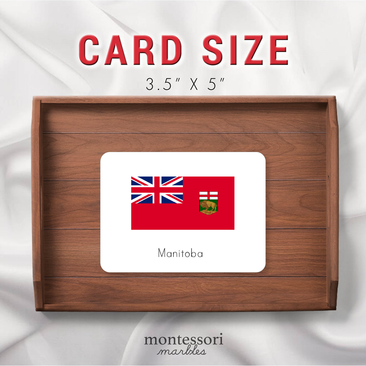 Canada Provincial Flags – Montessori Marbles