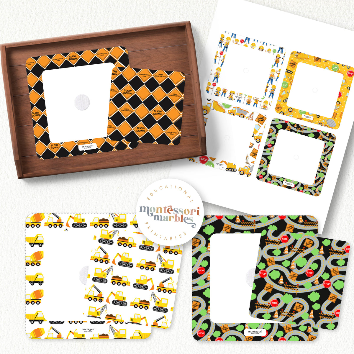 Fall Pattern Matching Puzzle | Montessori Inspired Visual Activity ...