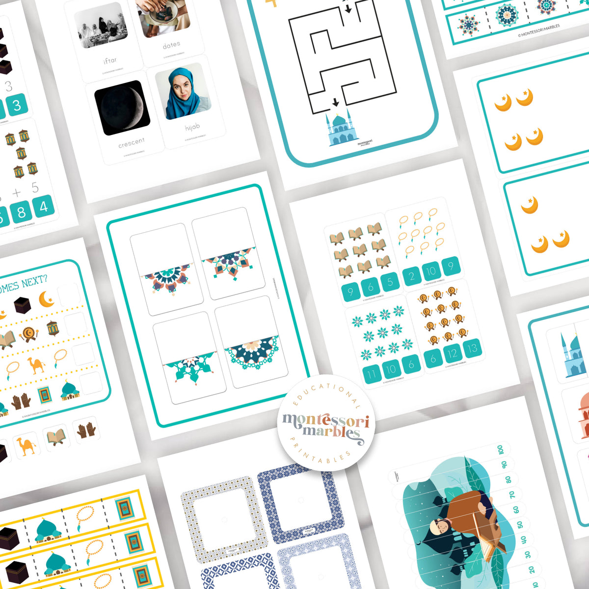 Ramadan Activity Mega Bundle | Montessori Printable Learning Resources ...