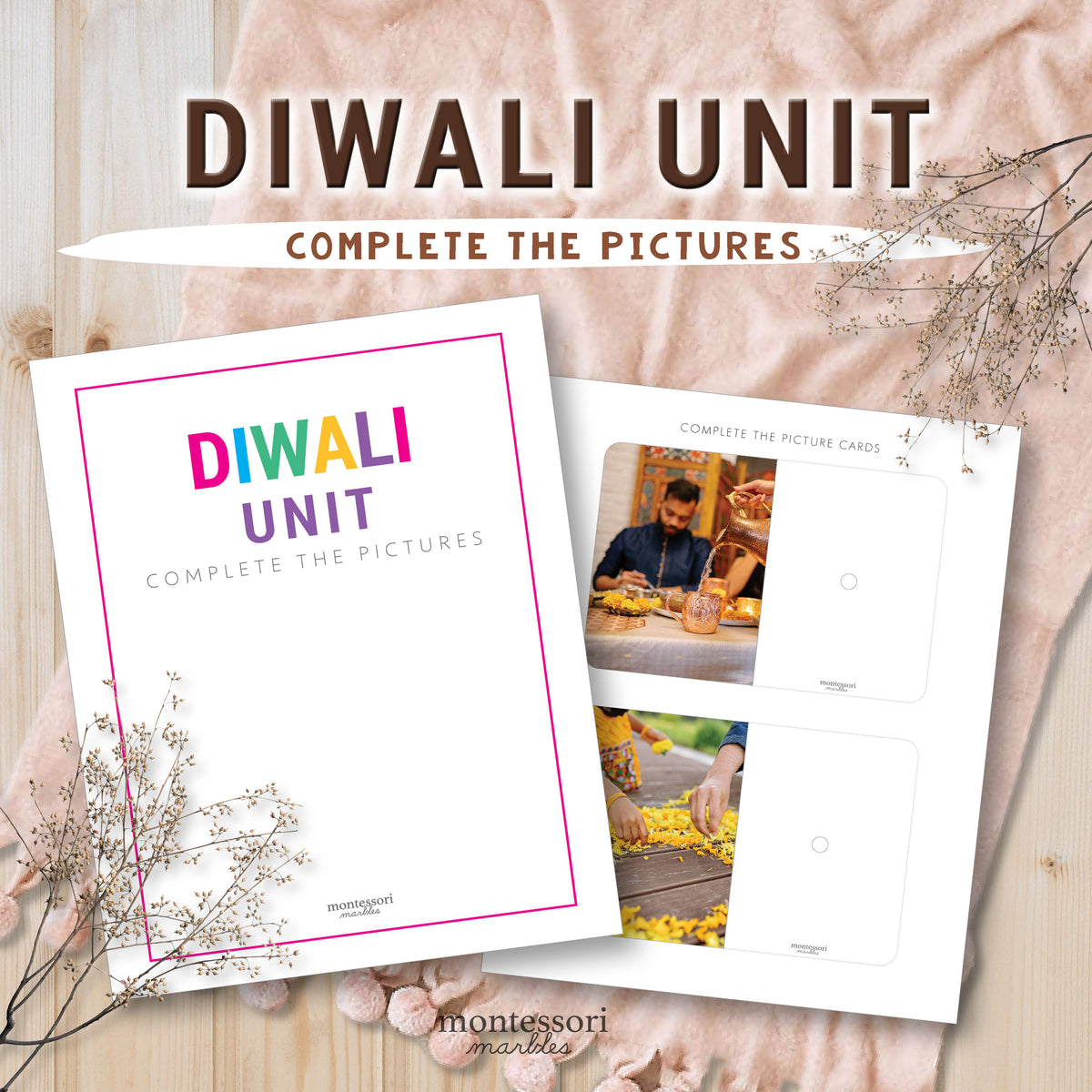 Diwali Complete the Pictures | Montessori Inspired Cultural Activities ...