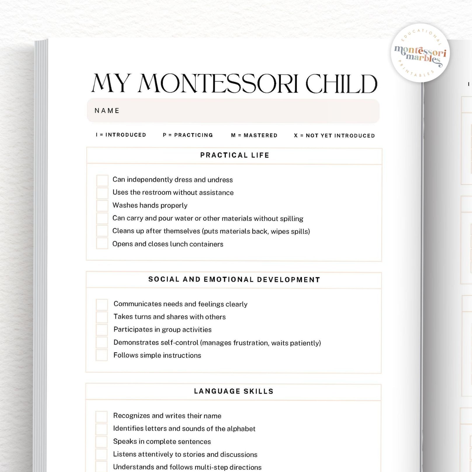 Montessori Teacher Planner Kit | Complete Curriculum — Montessori Marbles