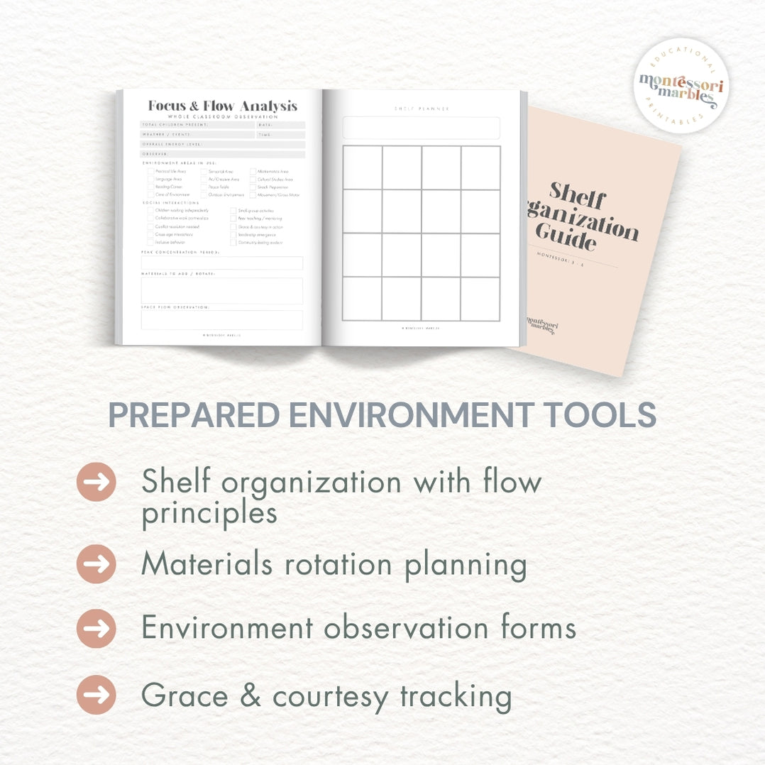 Montessori Teacher Planner Kit | Complete Curriculum — Montessori Marbles