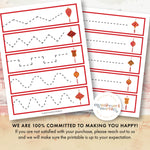 Lunar New Year Cutting Strips | Scissor Practice Ages 2-5 | Fine Motor ...