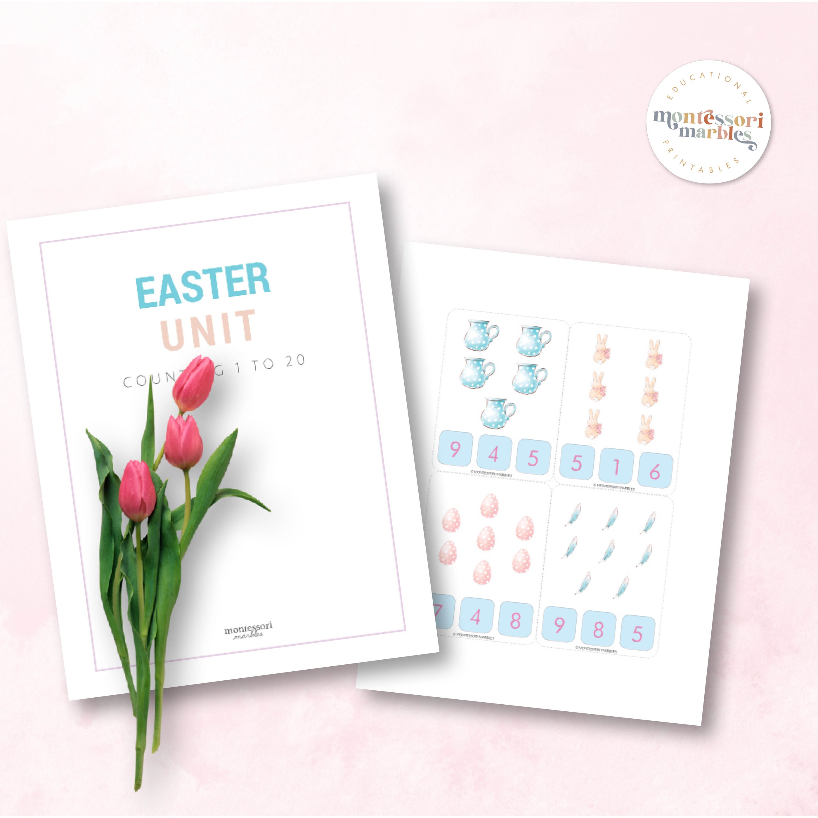 Easter Counting Clip Cards 1-20 | 20 Number Recognition Ages 3-5 PDF ...