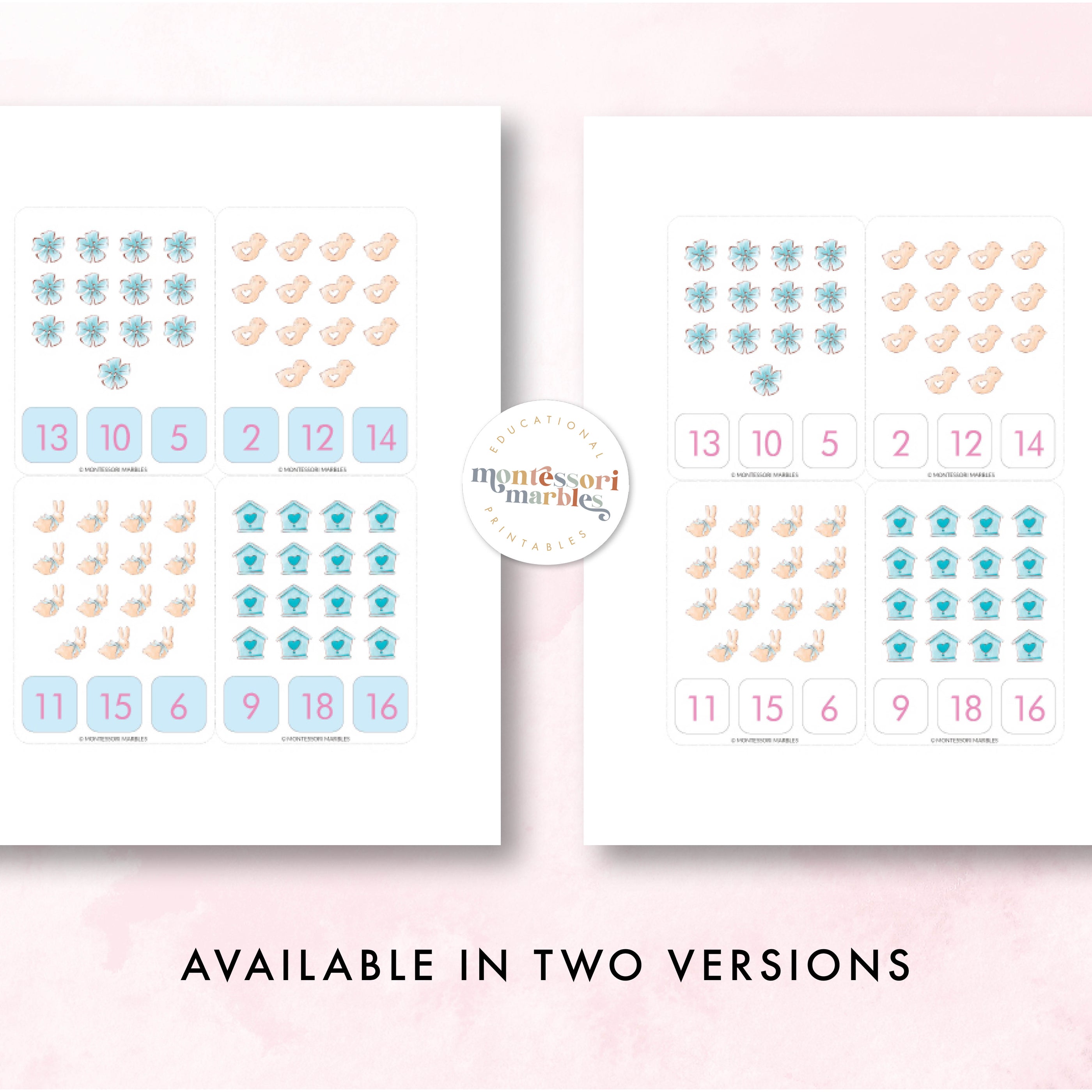 Easter Counting Clip Cards 1-20 | 20 Number Recognition Ages 3-5 PDF ...