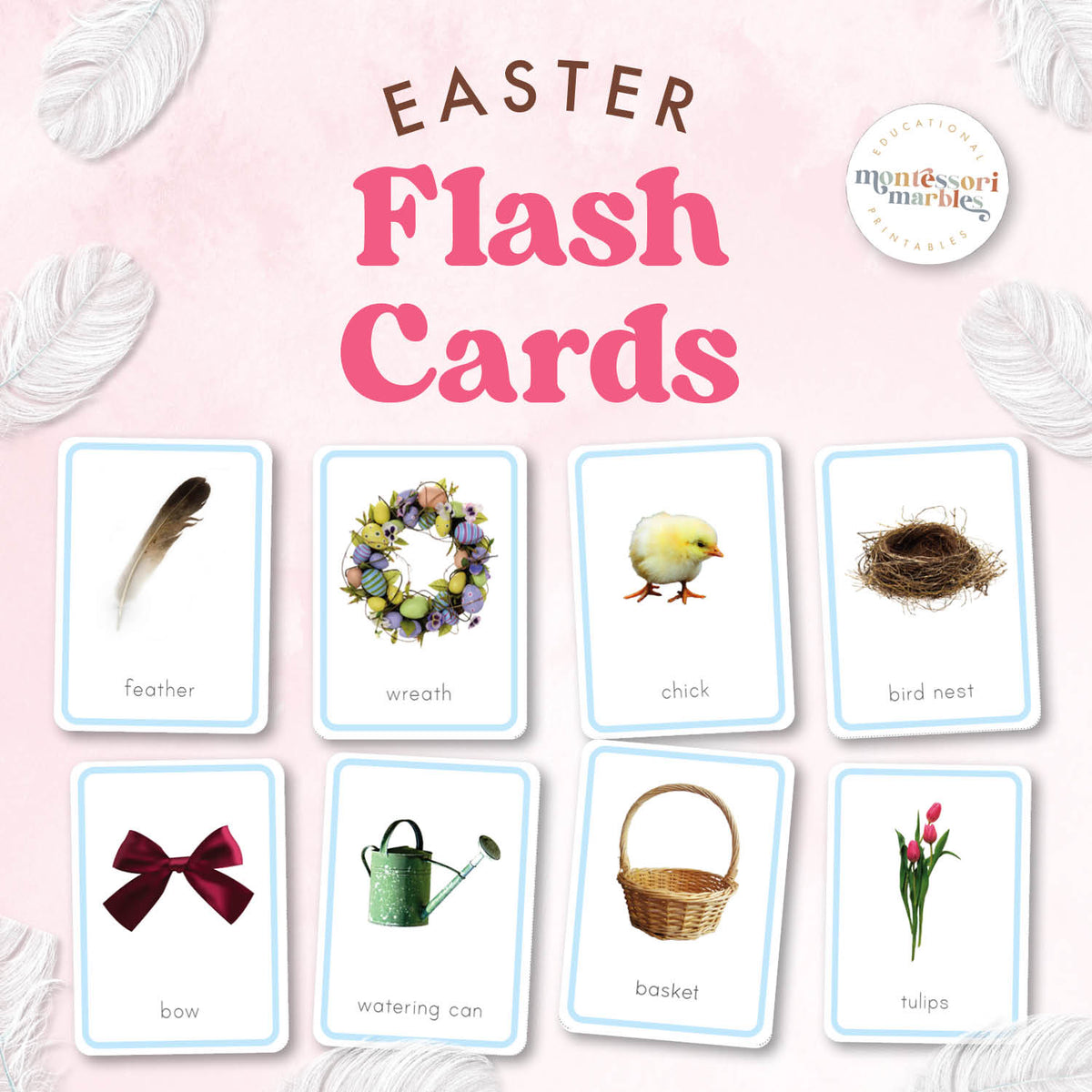 Easter Flash Cards | 10 Real Photo Spring Vocabulary Cards Ages 3-6 ...