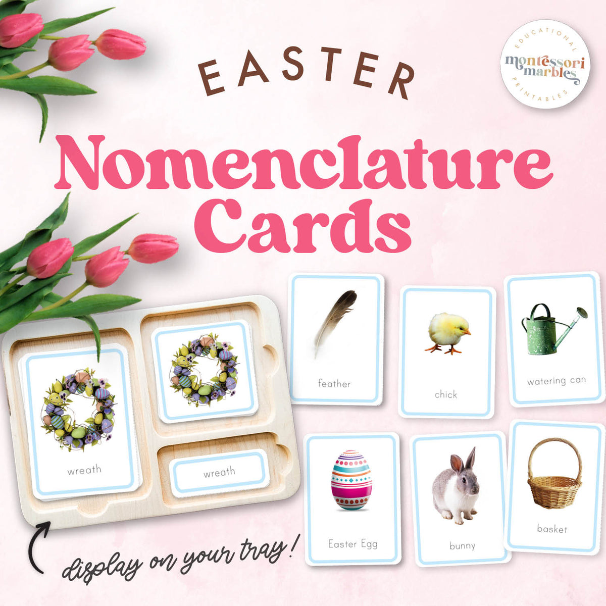 Easter Nomenclature Cards | 10 Real Photo 3-Part Cards Ages 3-6 PDF ...