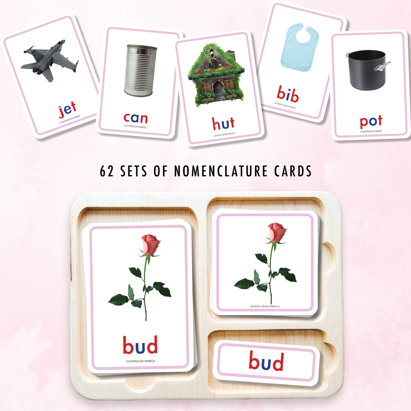 MEGA BUNDLE Montessori Pink Series Printable Learning Resources ...