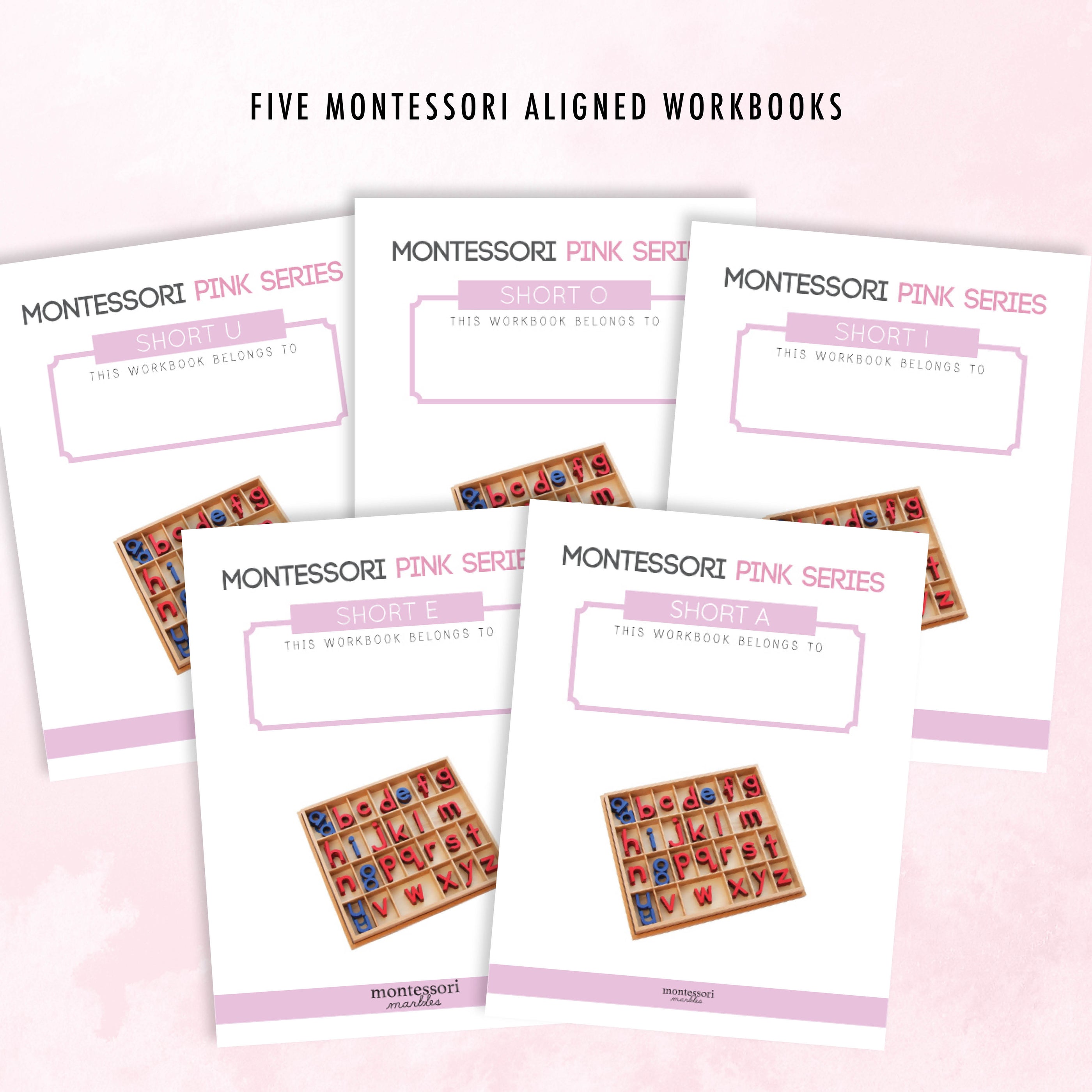 Montessori Pink Series Bundle | Reading Activities Ages 3-6 ...