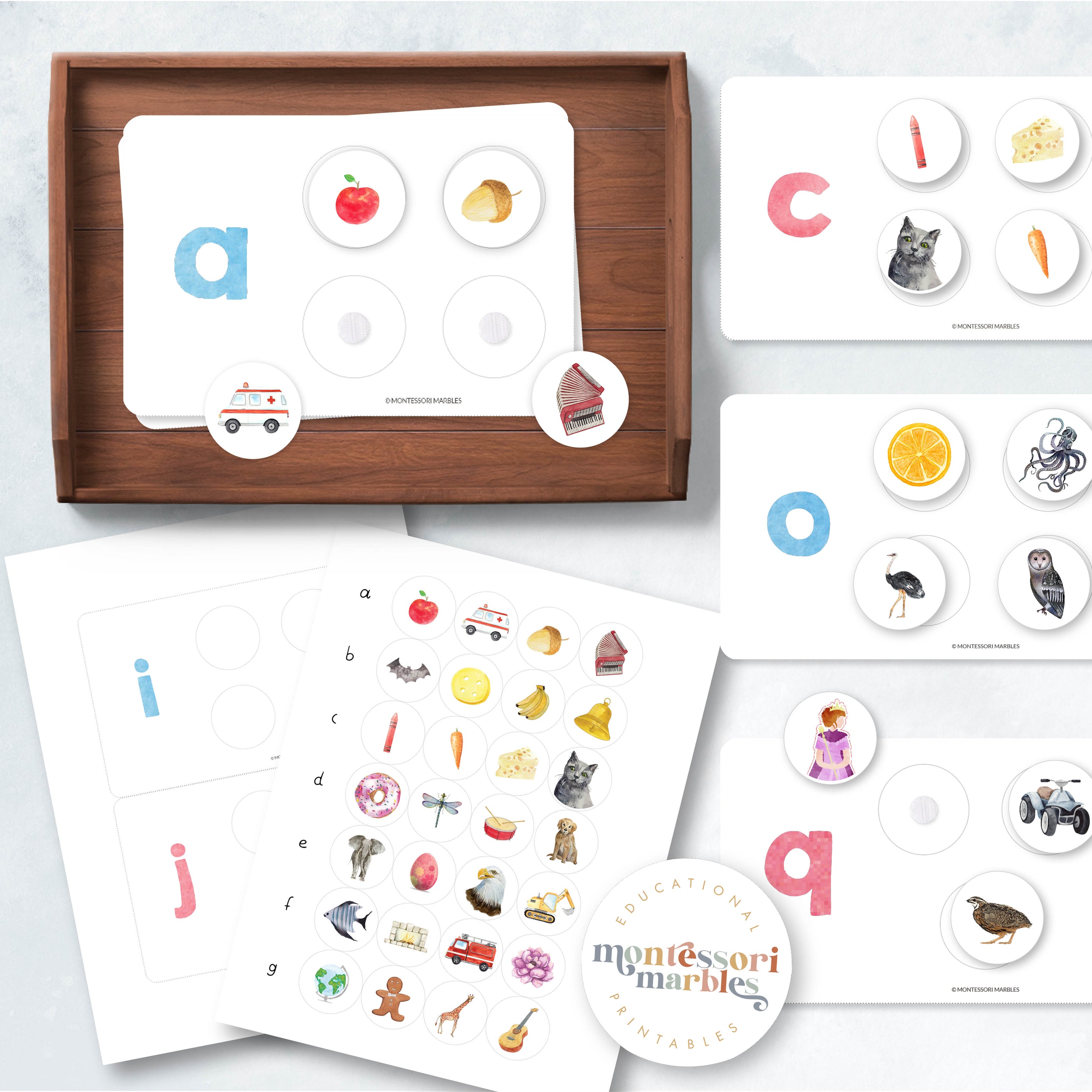 Beginning Sounds Sorting Cards | Phonics Classification Ages 4-7 26 ...