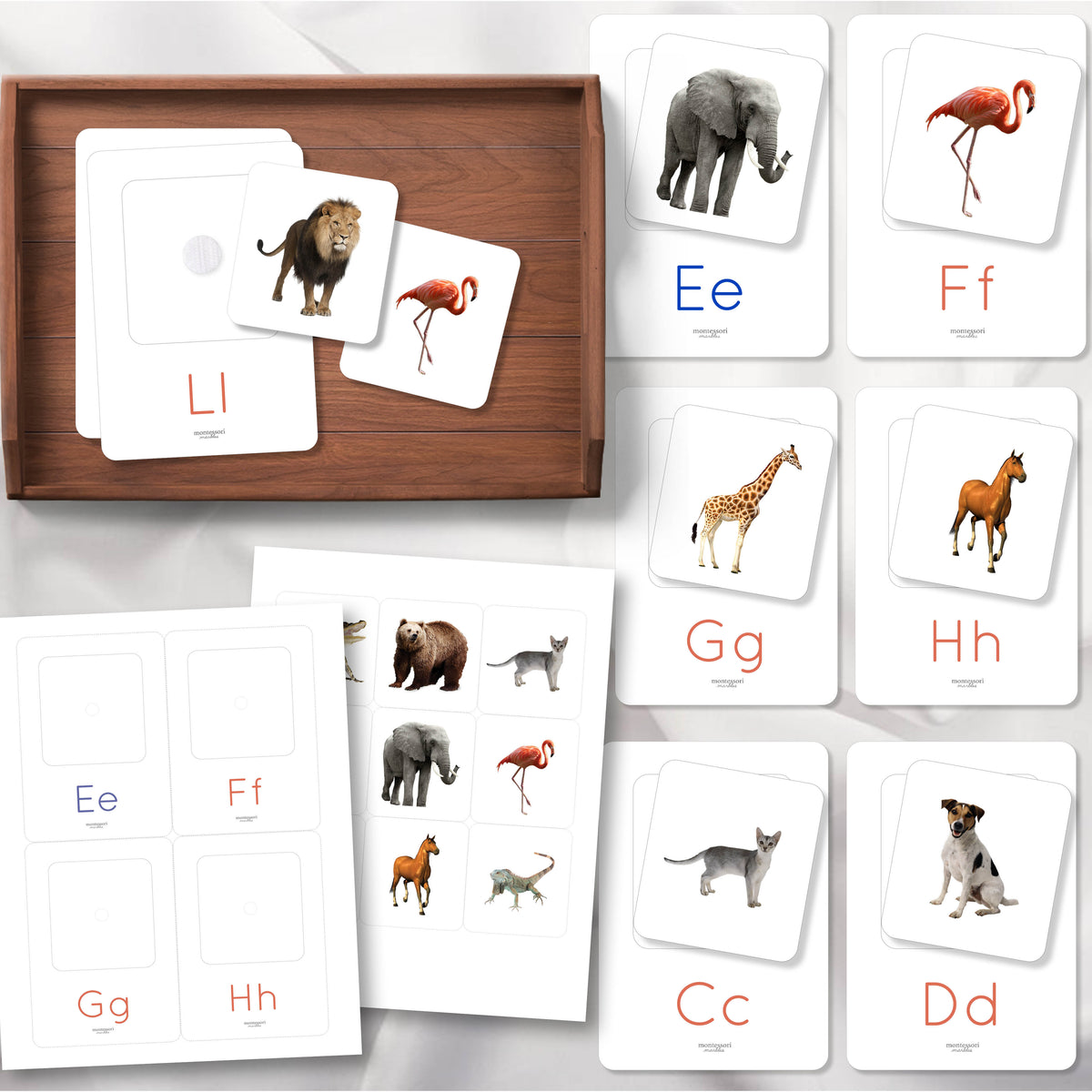 Beginning Sounds Matching Cards — Montessori Marbles