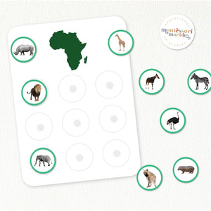 Animals Continents Sorting Cards | Geography Activity Ages 5-8 ...