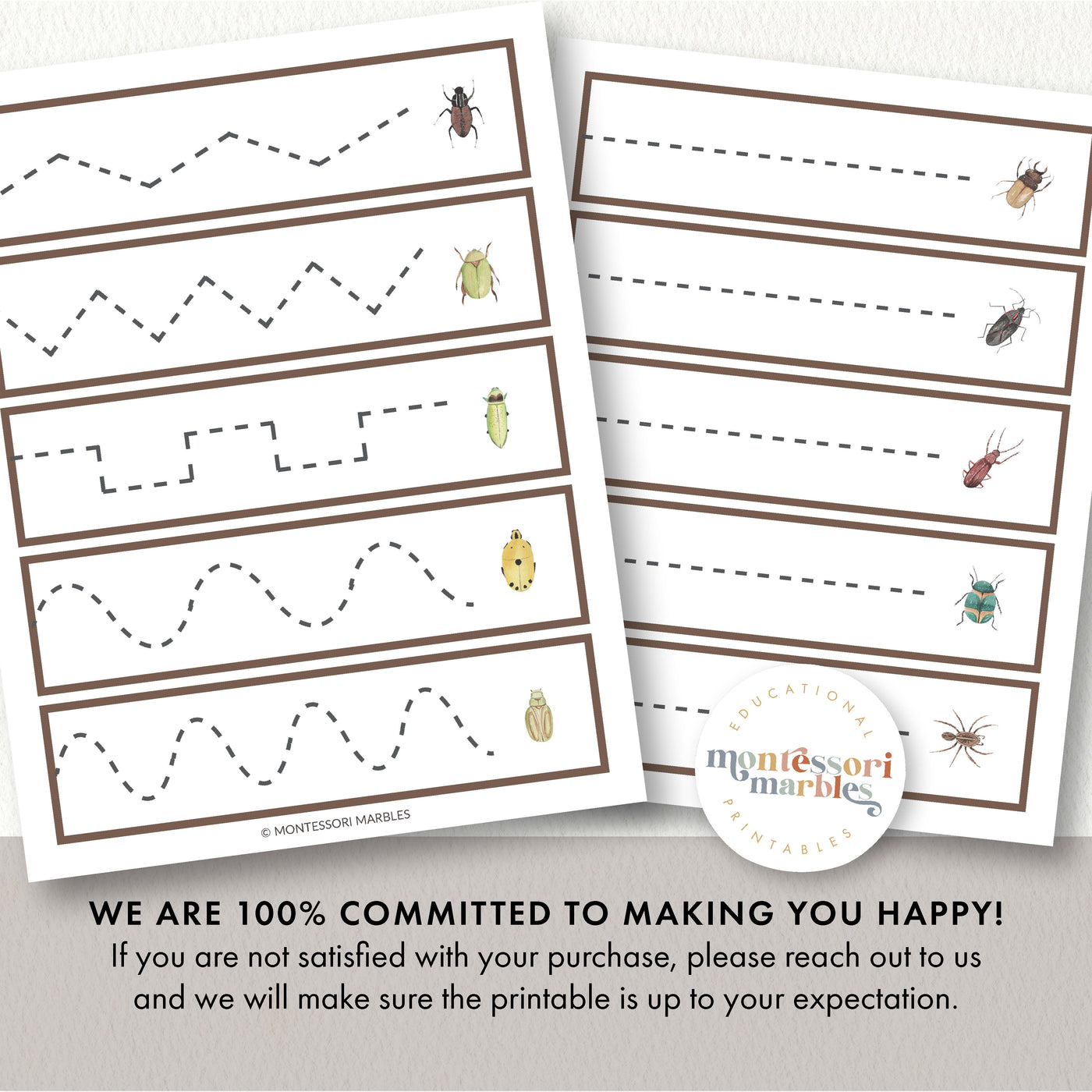 Bugs Cutting Strips | Scissor Practice Ages 2-5 Fine Motor Skills ...