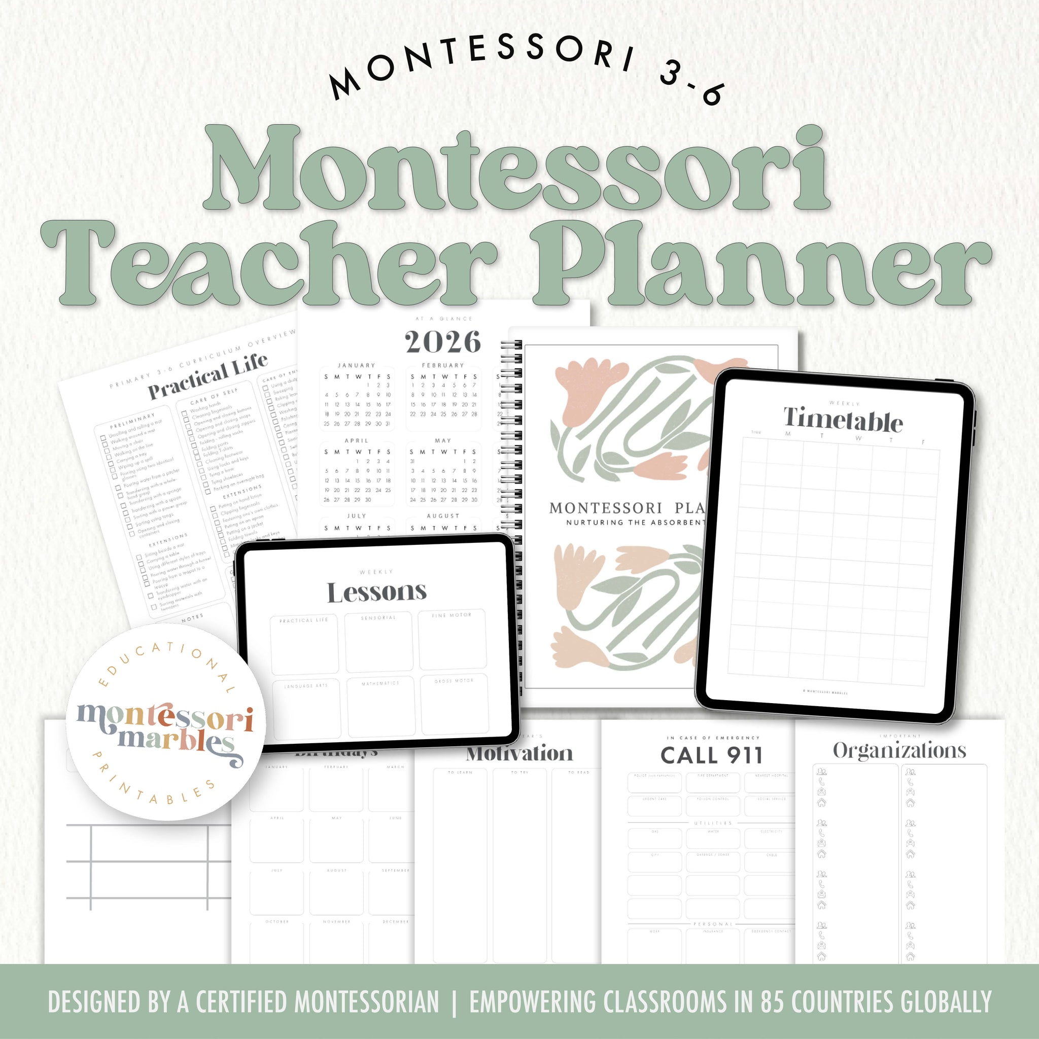 Montessori Printables & Worksheets for Preschool, Kindergarten & Pre-K ...