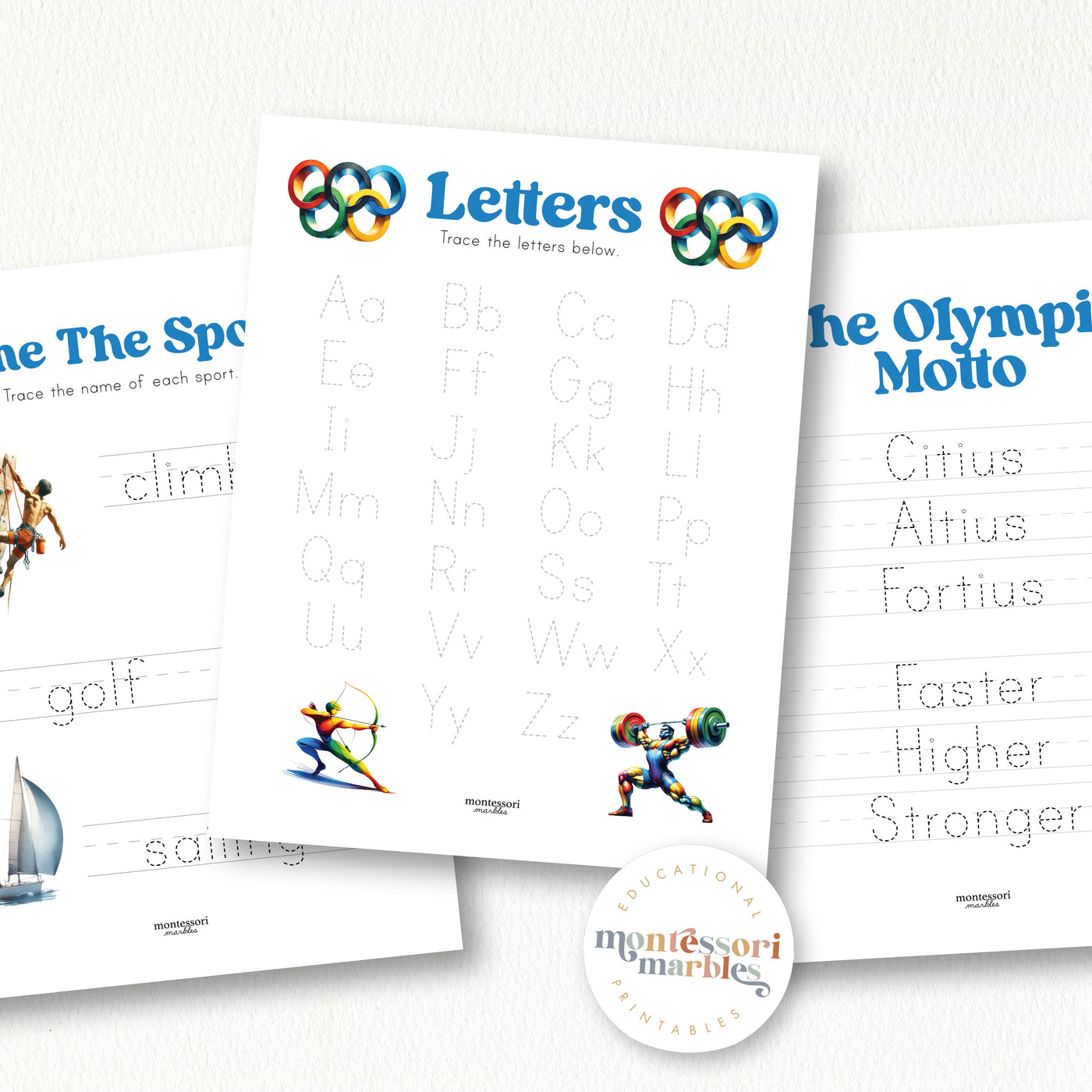 Summer Olympics Bundle | 6 Activities Ages 3-6 | Sports Printable PDF ...