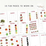 Apple Activity Workbook | Preschool Fall Worksheets Ages 3-6 ...