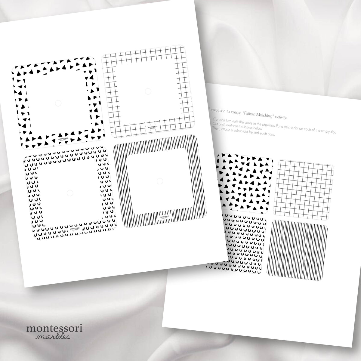 Montessori Baby Pattern Matching | Montessori Printable Resources ...