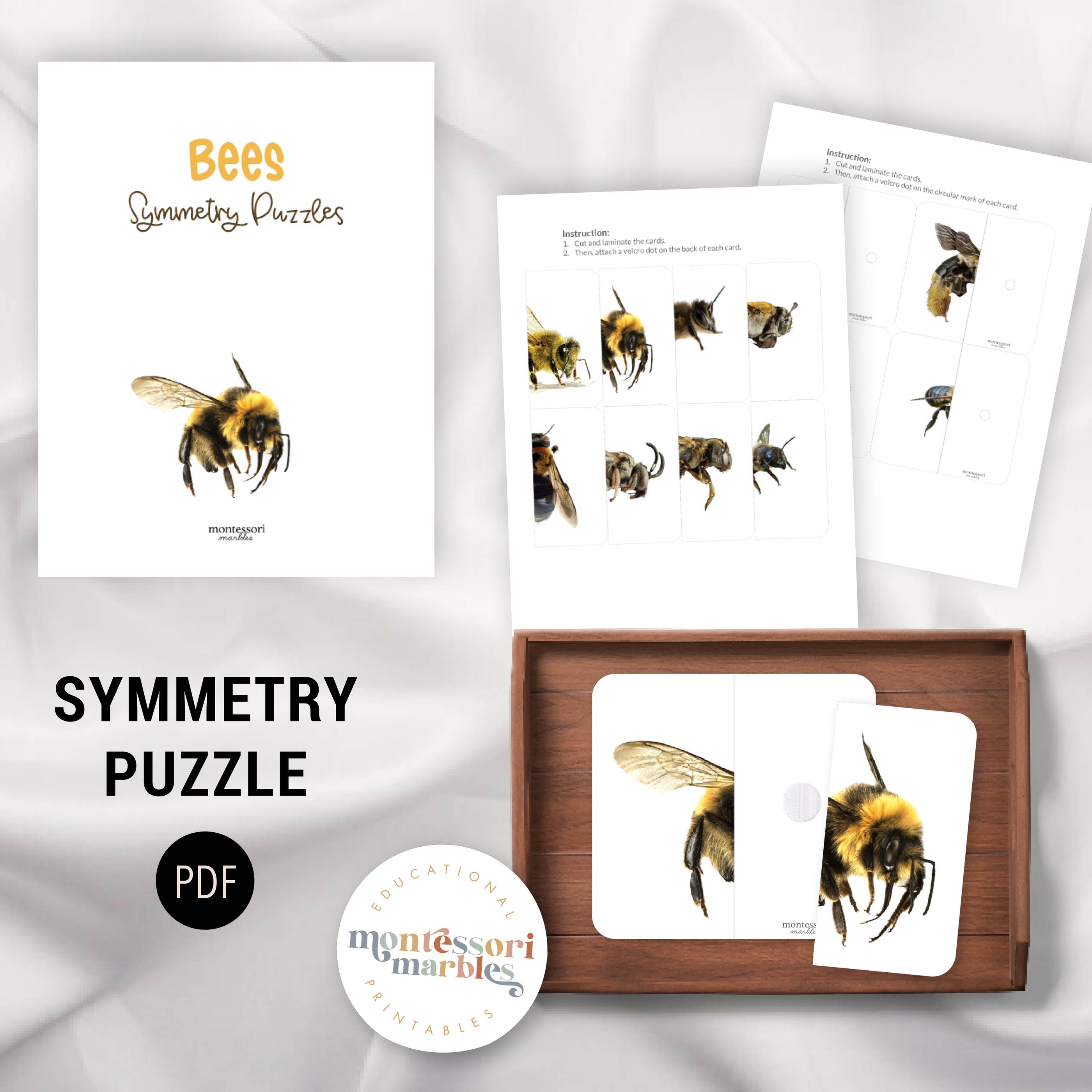 Bee Honey Mini Bundle | 4 Printables Spring Science Ages 2-6 Insects ...