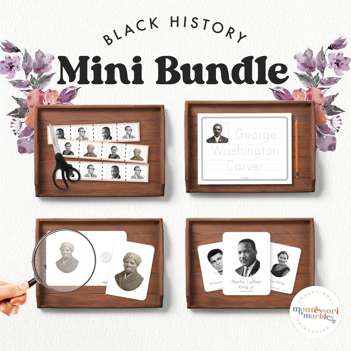 Black History Month Mini Bundle — Montessori Marbles