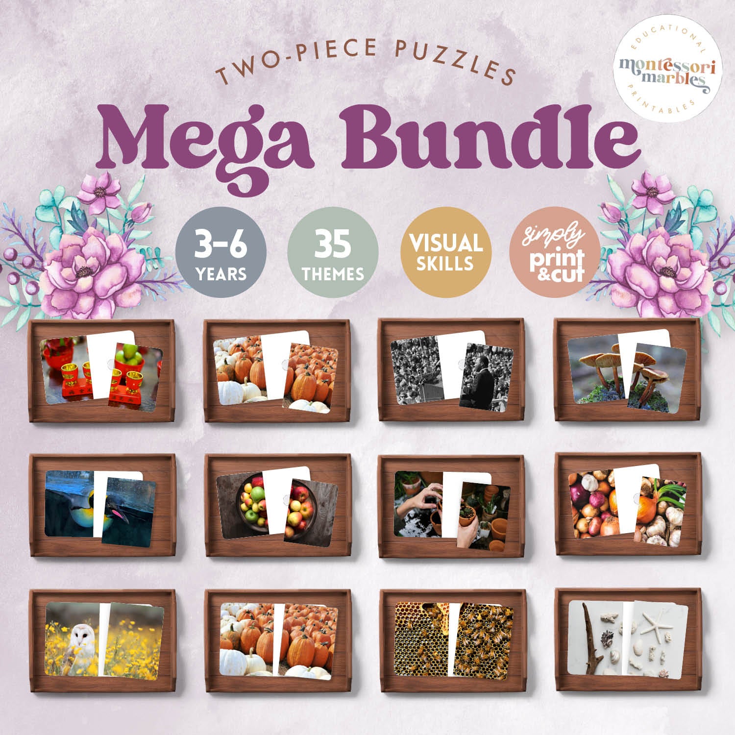 Complete the Pictures Mega Bundle | 35 Themes Fine Motor Ages 3-6 ...