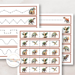 Dinosaurs Mini Bundle | 3 Activities Flash Cards Cutting Workbook 3-6 ...