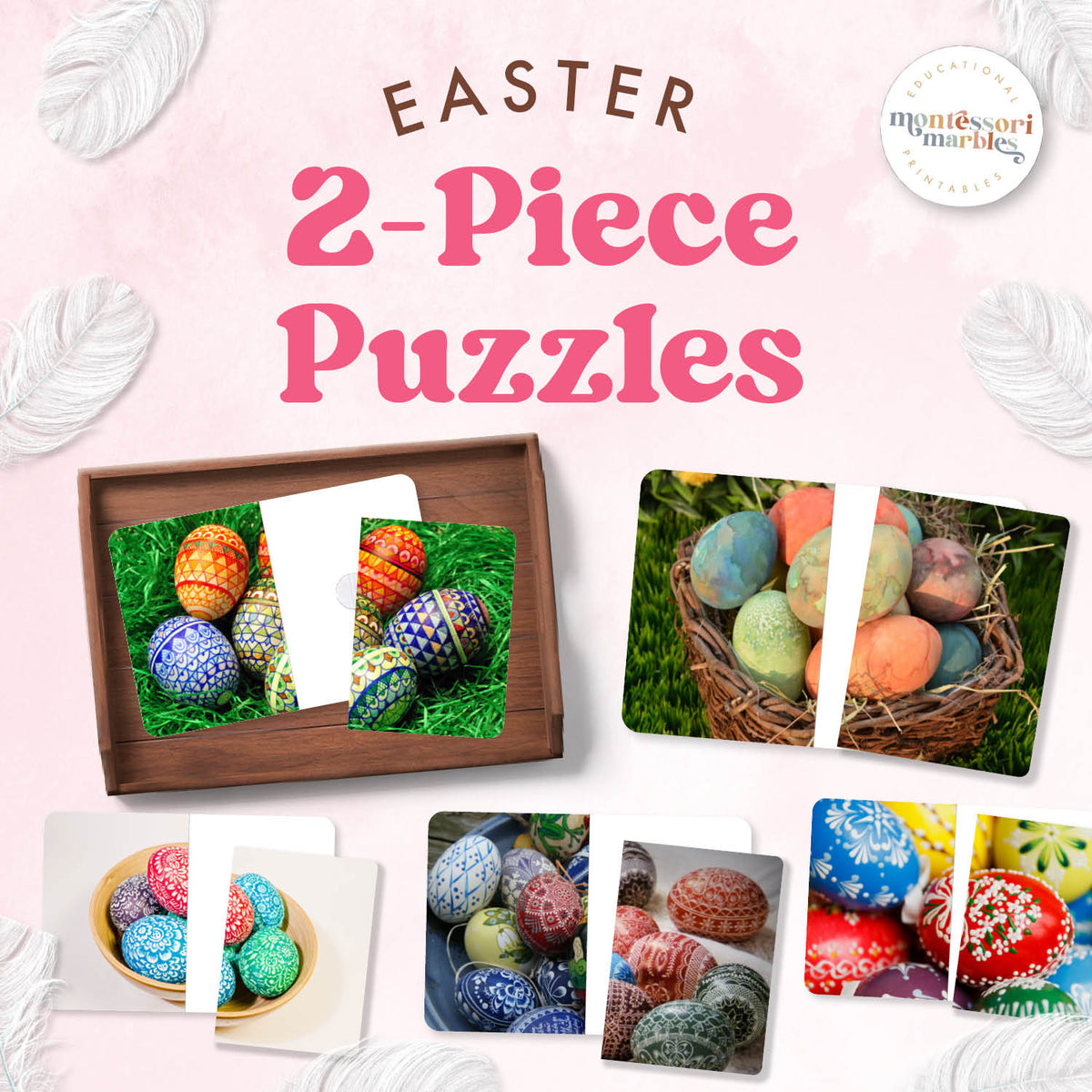 Easter Eggs Complete The Pictures | 8 Sets Real Photo Matching 3-5 ...