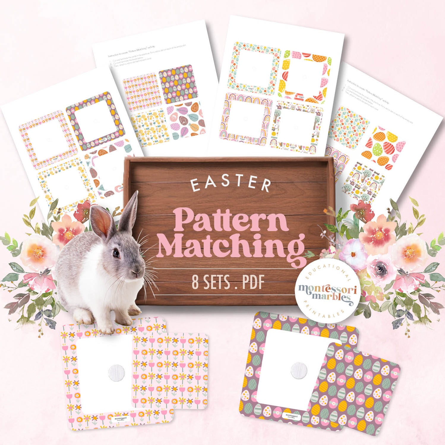 Easter Pattern Matching | 8 Sets Visual Discrimination Activity 3-5 ...