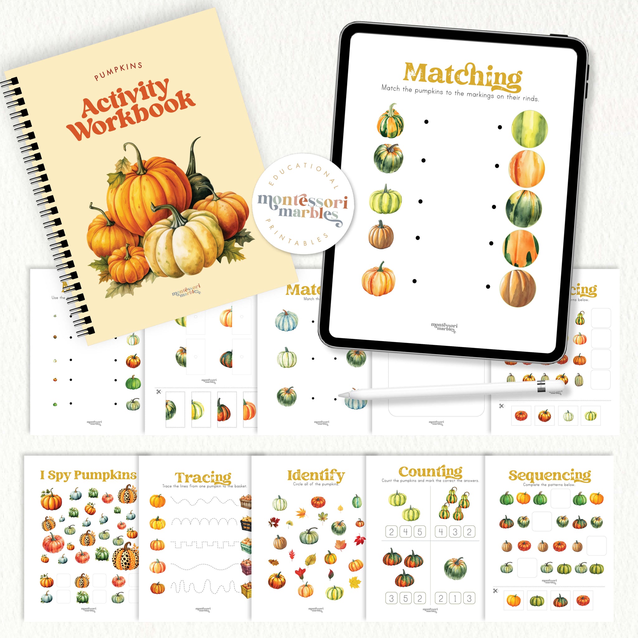 Montessori Printables & Worksheets for Preschool, Kindergarten & Pre-K ...