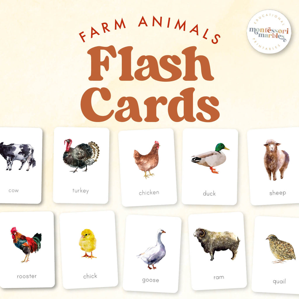Farm Animals Montessori Activities | Ages 2-7 Printables — Montessori ...