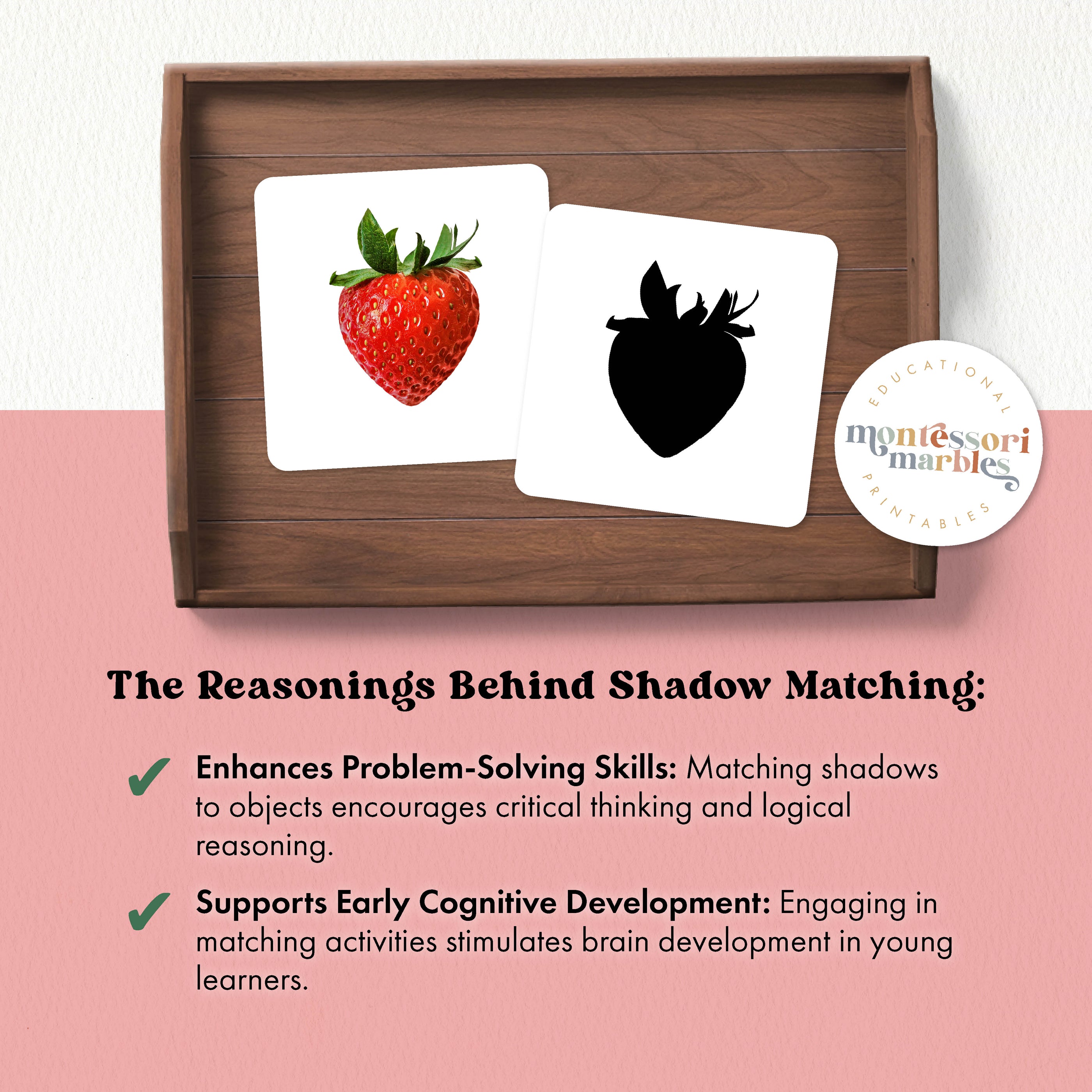 Fruits Shadow Matching | 10 Silhouette Cards Healthy Food Game Ages 3-6 ...