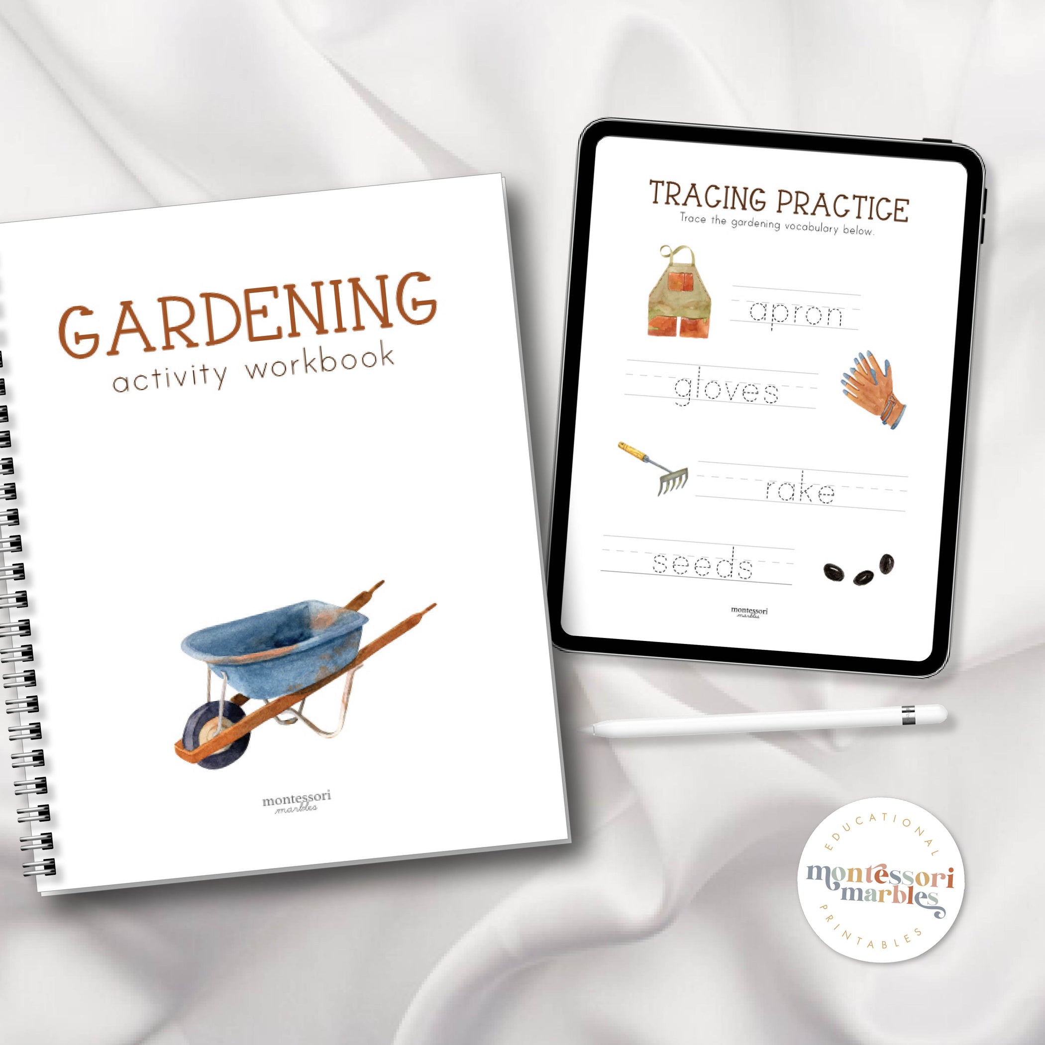 Gardening Early Years Activity Workbook | 21 Pages Spring PreK Ages 3-5 ...