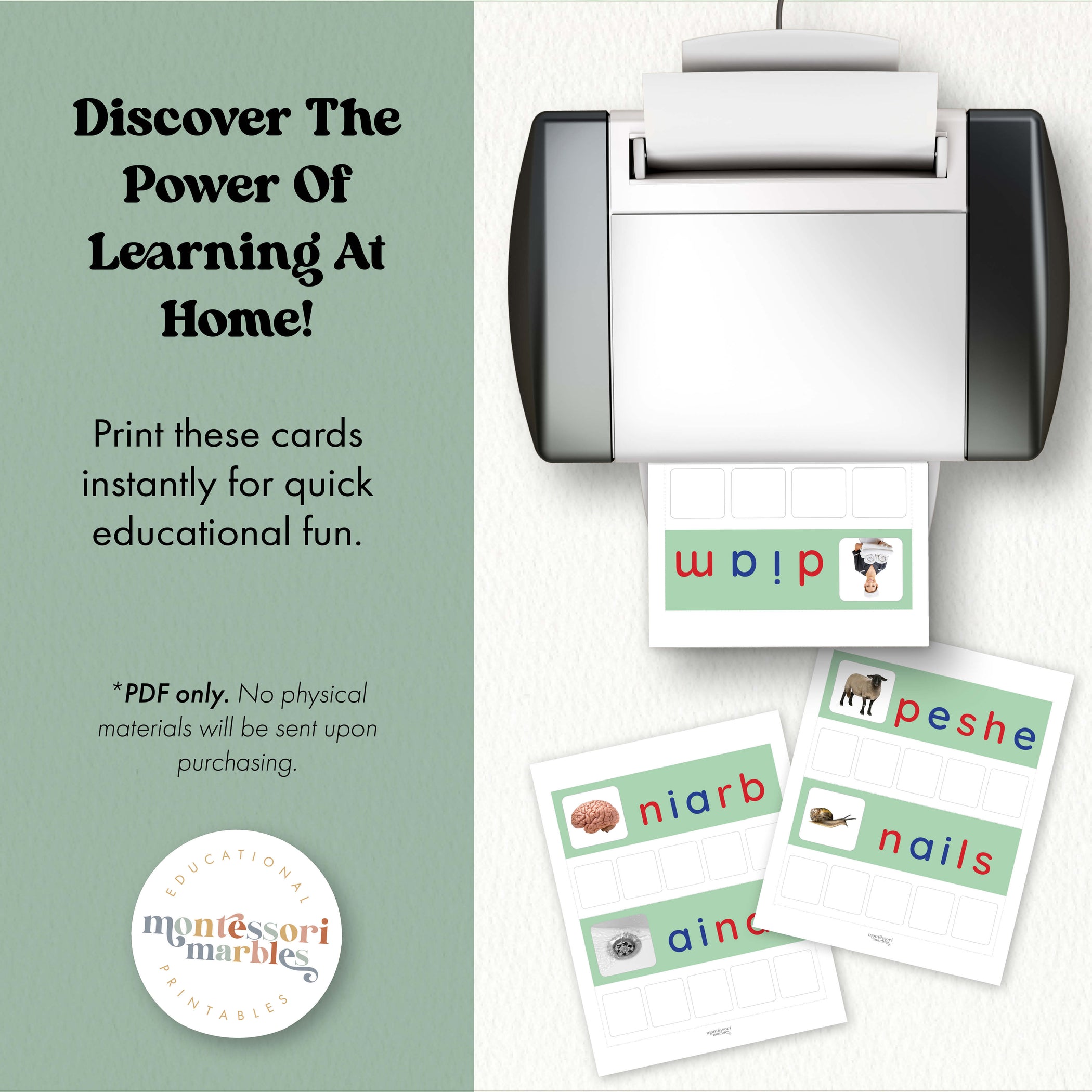 Phonogram Word Scramble | Reading Games Ages 6-8 — Montessori Marbles