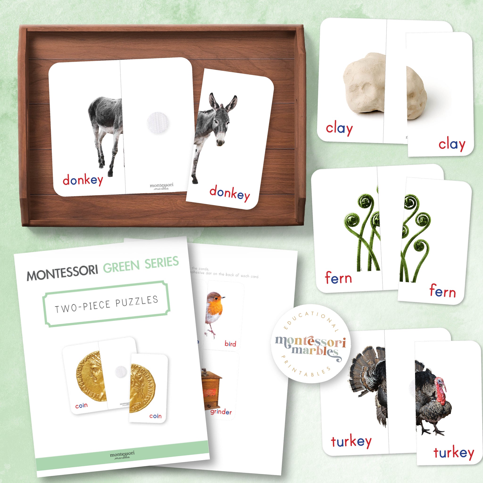 Green Series — Montessori Marbles