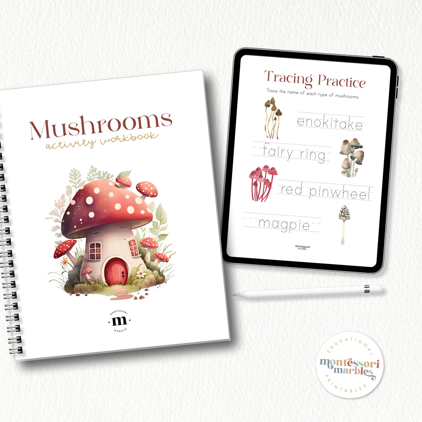 Mushroom Activity Workbook | 21 Pages Nature Activities Ages 2-4 PDF ...