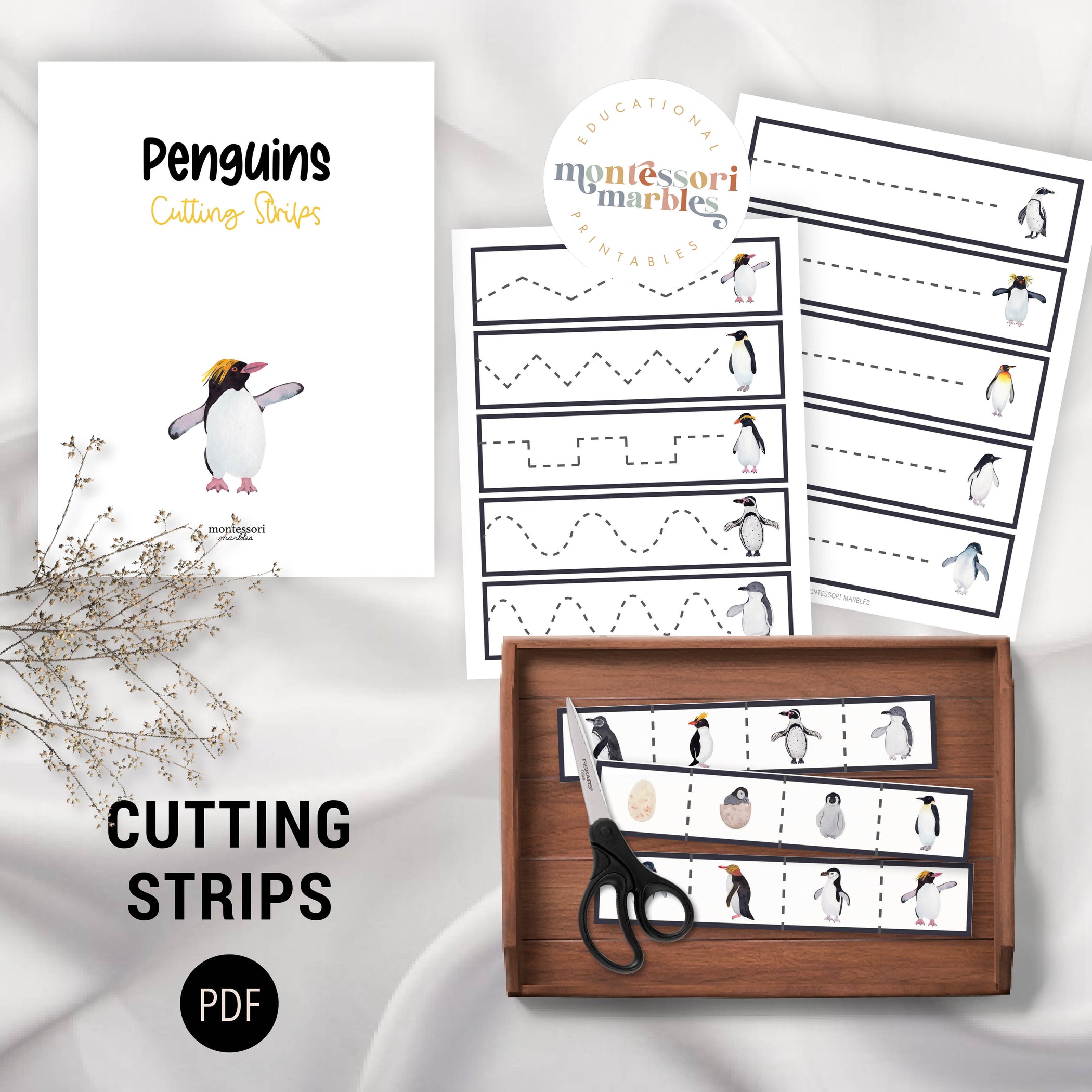 Penguins Mini Bundle | 4 Antarctica Activities Ages 2-6 | Winter ...